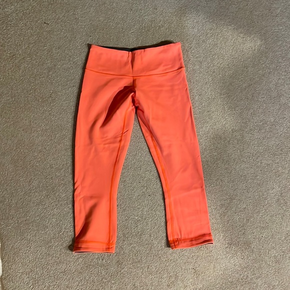 lululemon athletica | Pants & Jumpsuits | Lululemon Bright Orange ...
